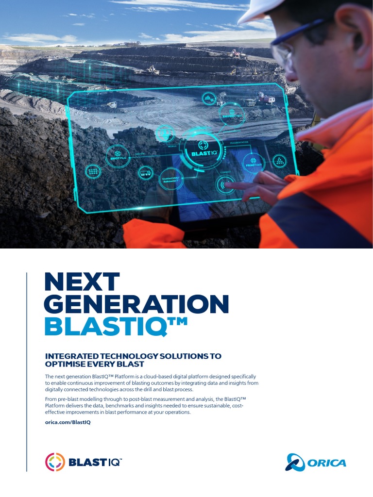 Orica Next Generation BlastIQ™ Brochure | PDF | Cloud Computing | Data