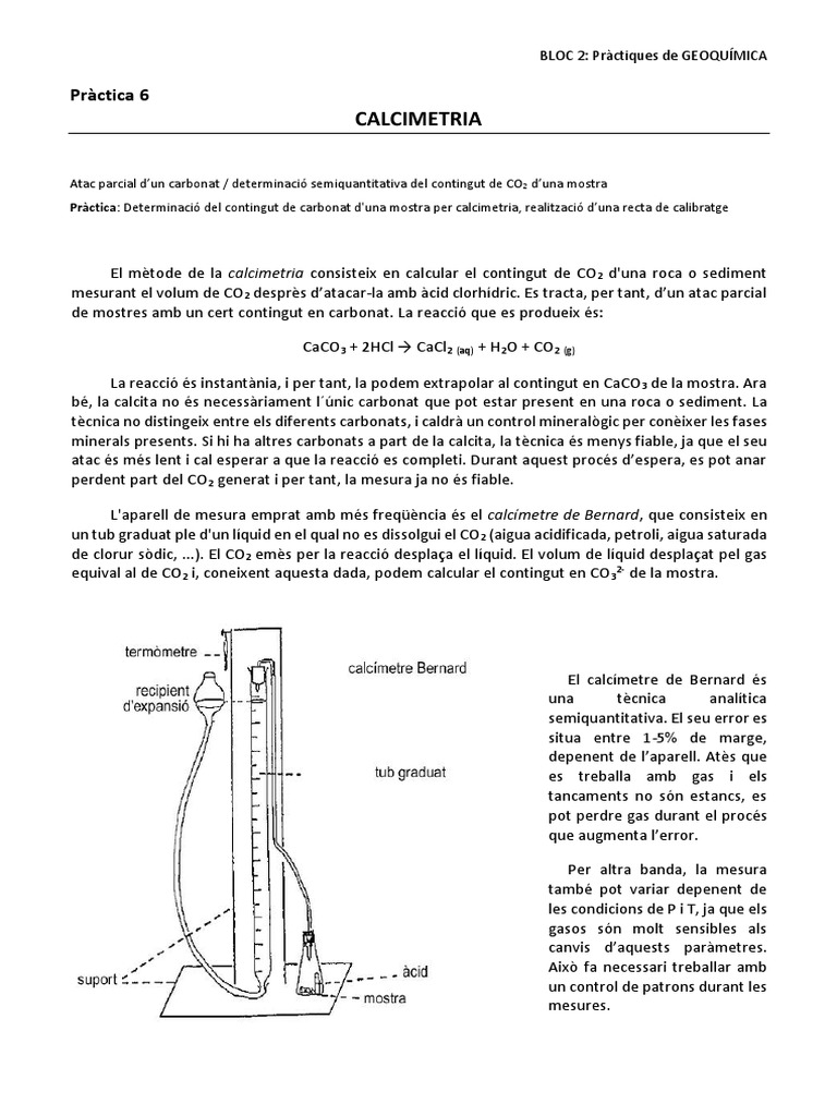 P4_Calcimetria | PDF