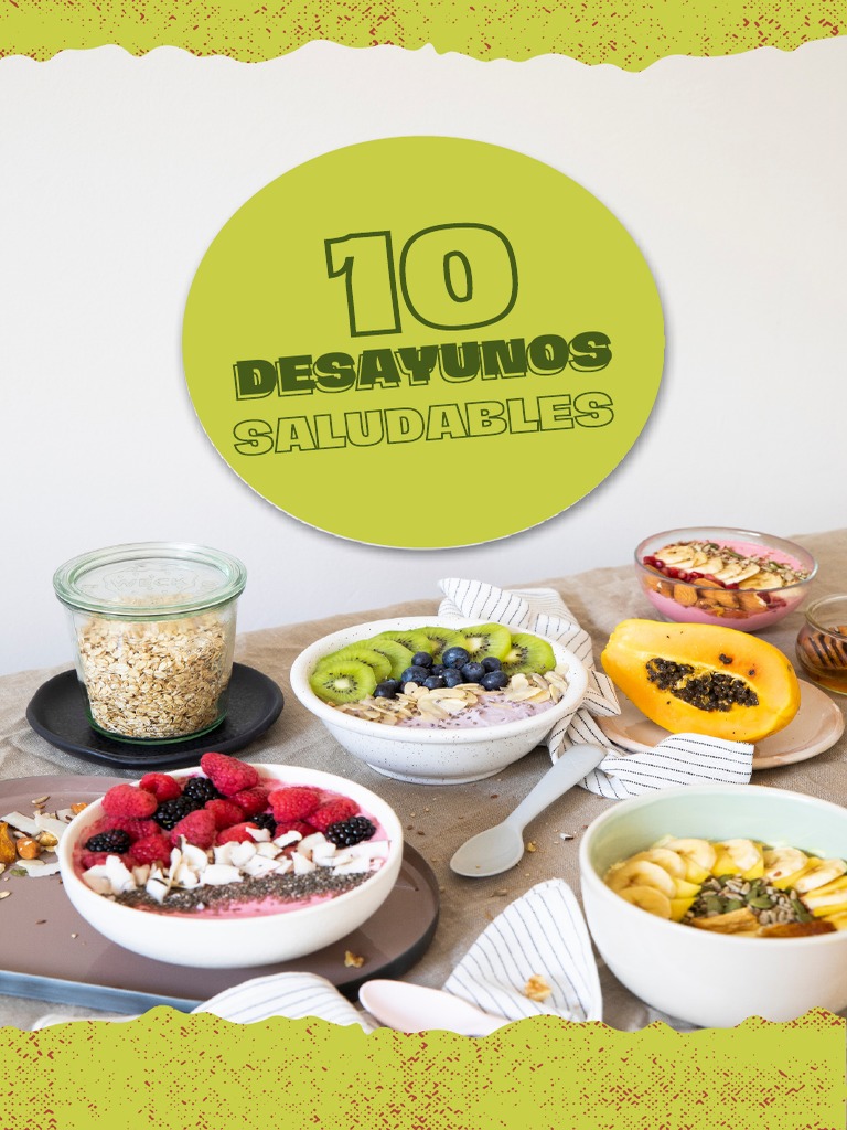 10 Desayunos Saludables y Nutritivos | PDF | Galleta | Panes