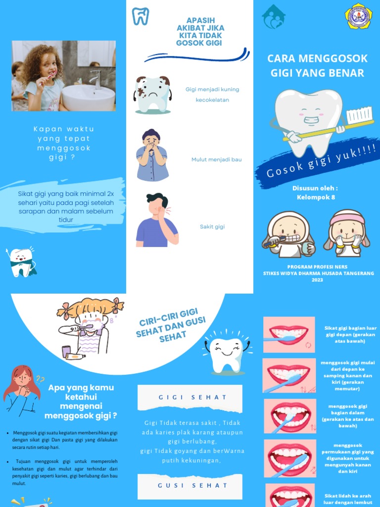 Leaflet Gosok Gigi | PDF