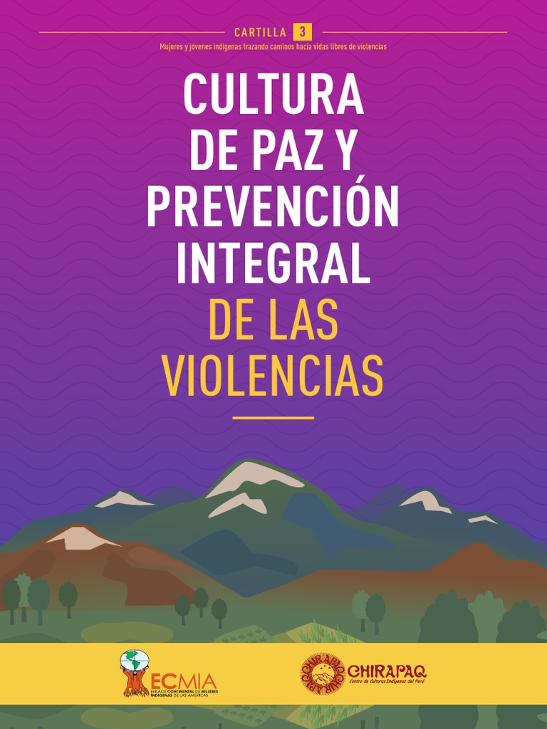 Cartilla 3 - Cultura de Paz y Prevención Integral de Las Violencias ...