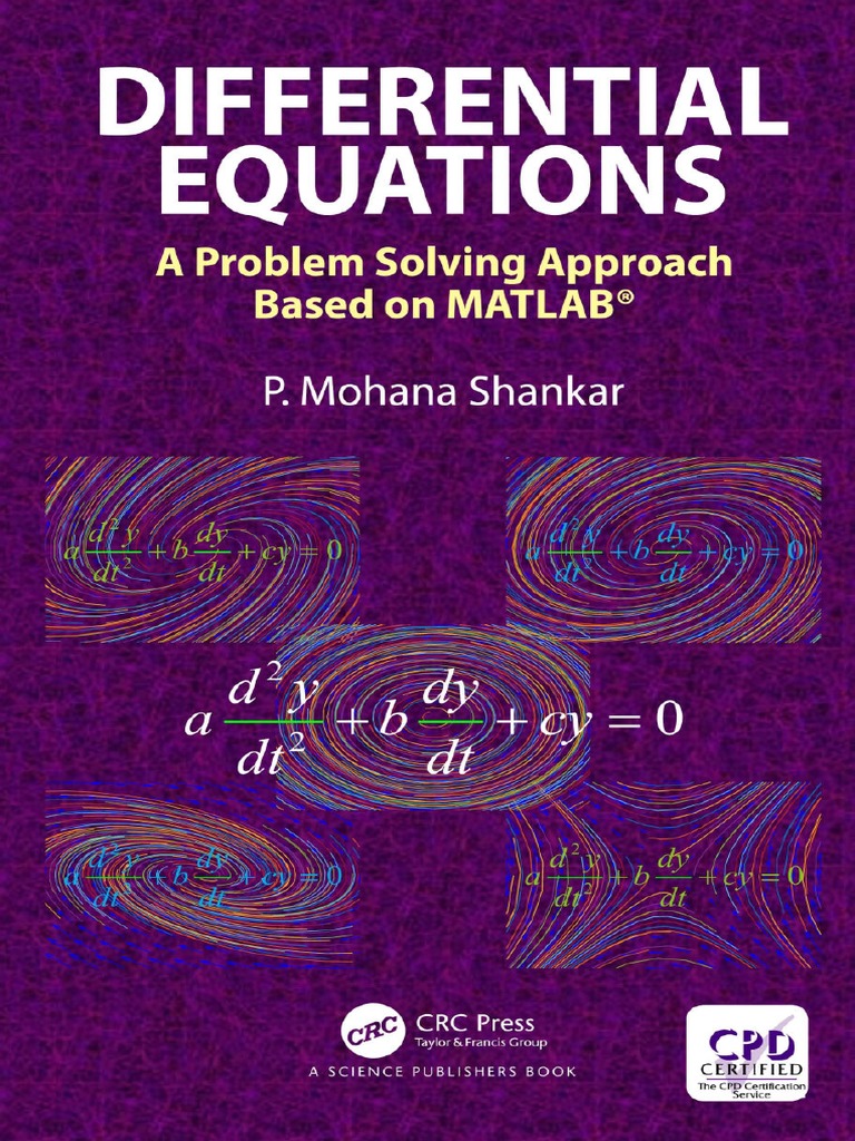 Differential Equations A Problem Solving Approach Based On MATLAB by P ... Differential Equations A Problem Solving Approach Based On MATLAB by P ...