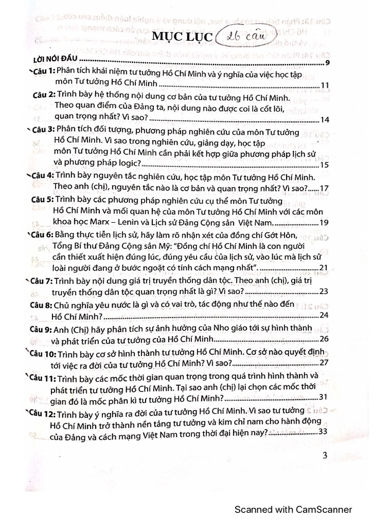 Ôn Tập TTHCM | PDF