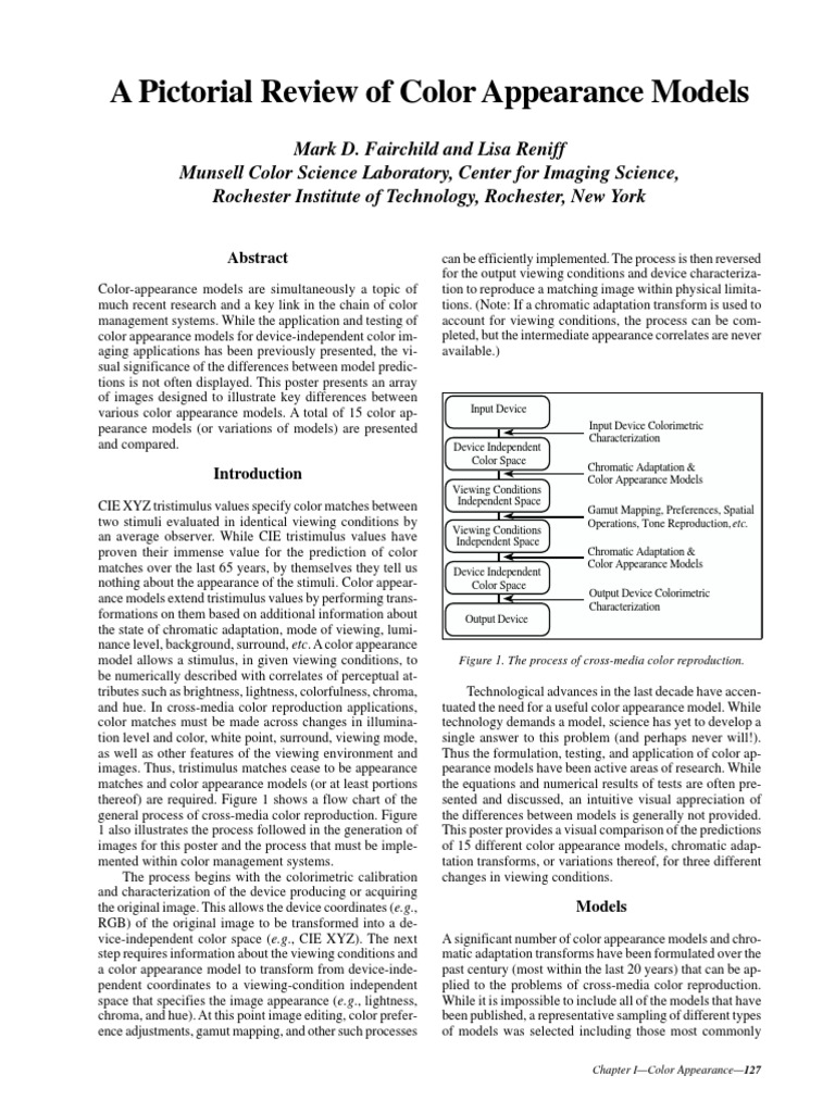 Color Models for Imaging Experts | PDF | Visual System | Graphic Design