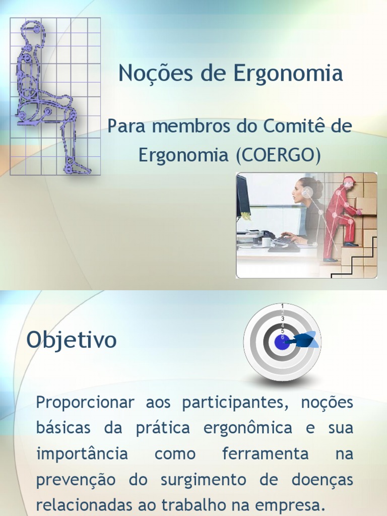 Treinamento Ergonomia | Download grátis PDF | Músculo esquelético | Fatores humanos e Ergonomia