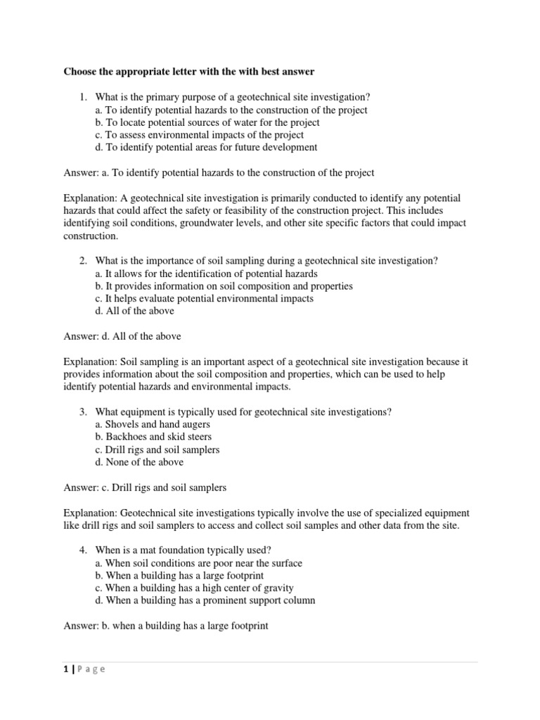 Sample Q. - Foundation I - For Exit Exam | PDF | Foundation ...