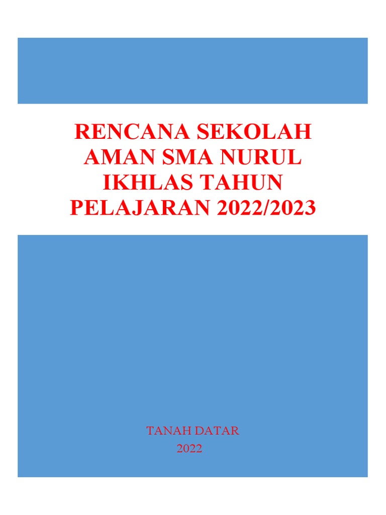 Program Sekolah Aman | PDF
