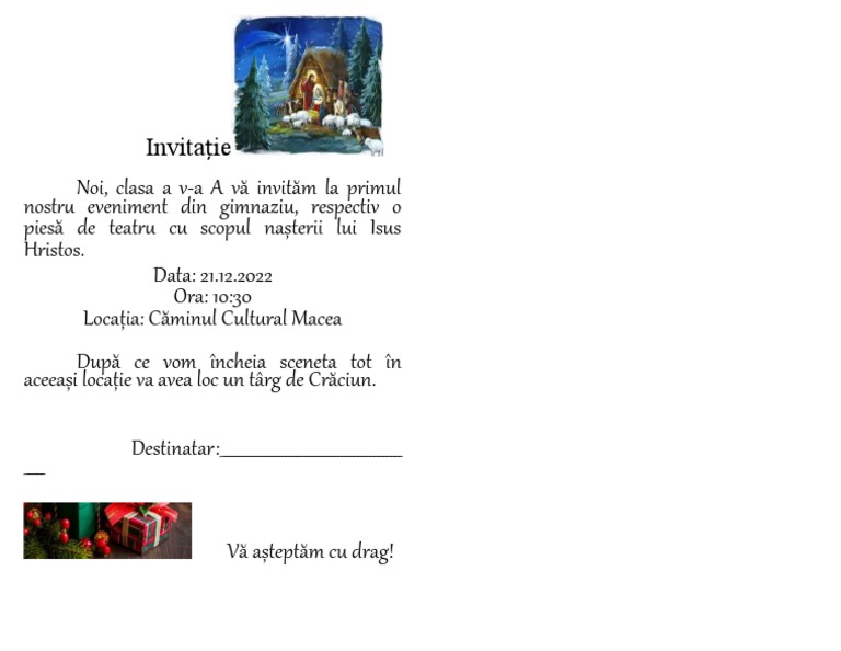 Invitatie Word PDF | PDF