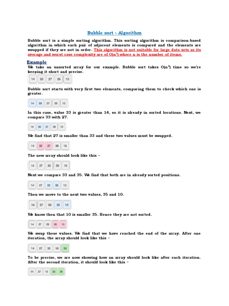 Sorting Algorithms | PDF Sorting Algorithms | PDF
