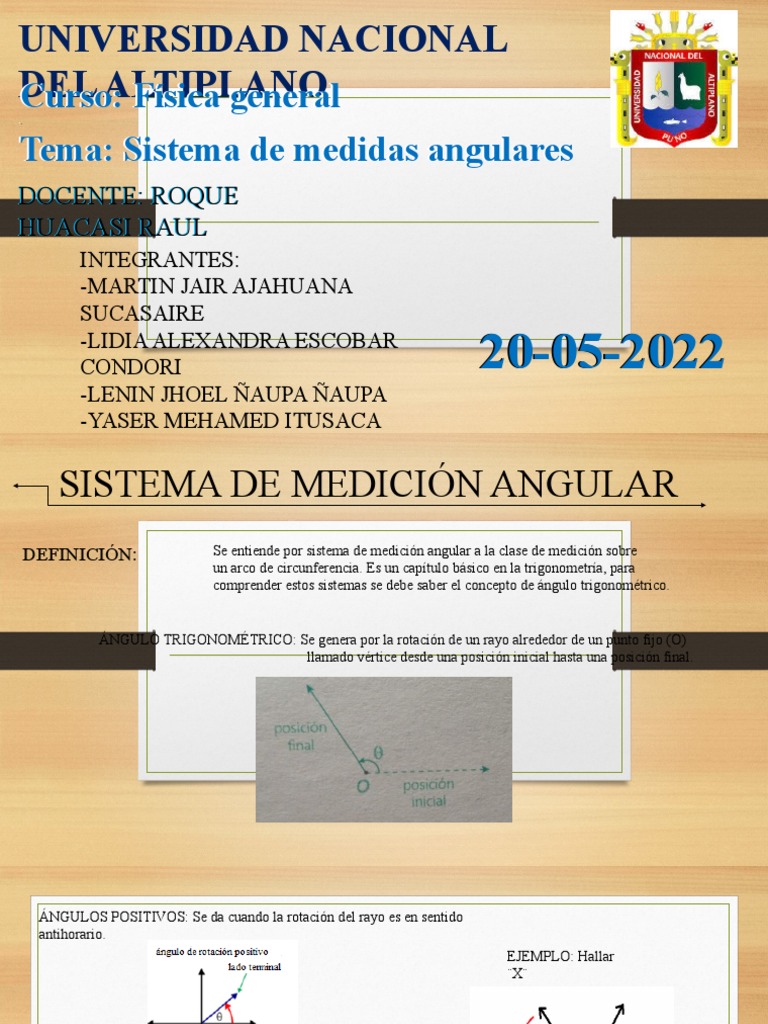Grupo 1-SISTEMA DE MEDICION ANGULAR | PDF