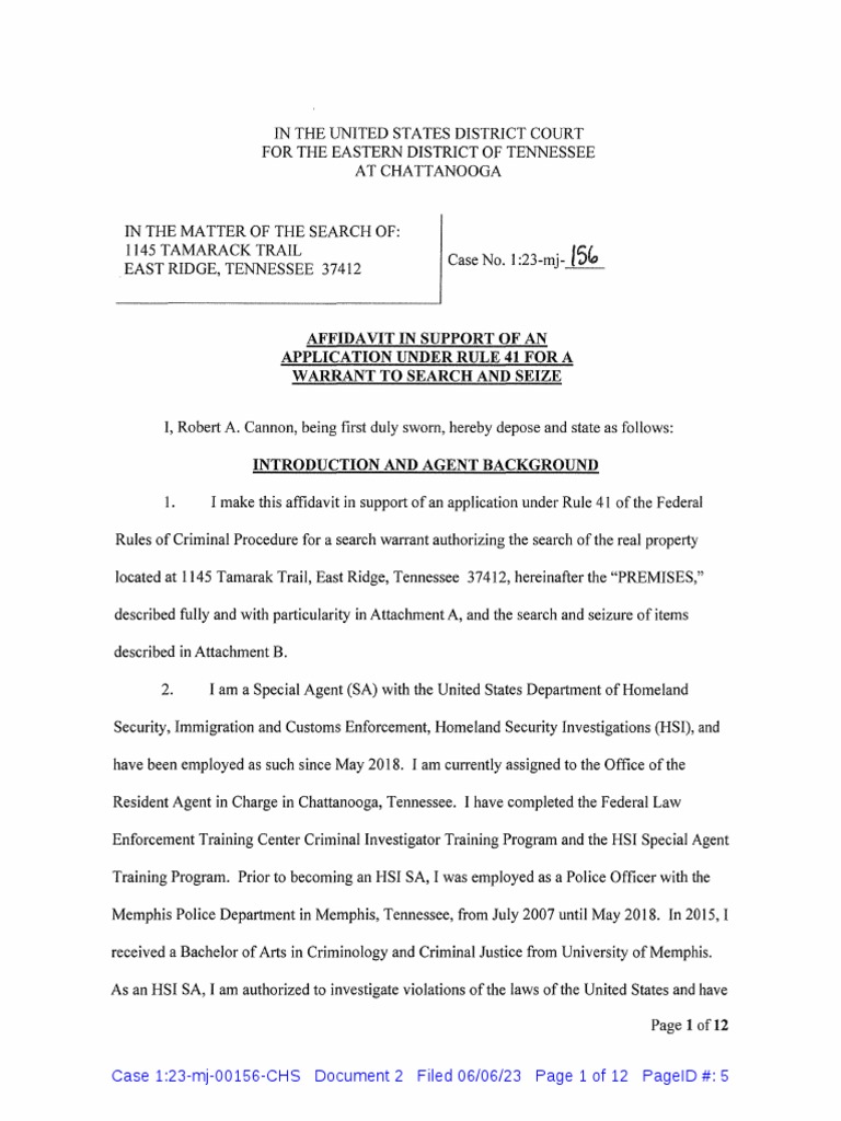 Search Warrant | PDF