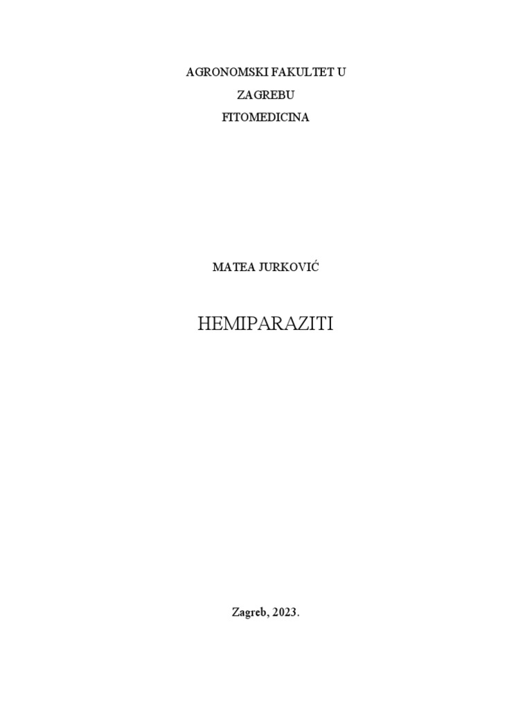 Pol U Paraziti | PDF