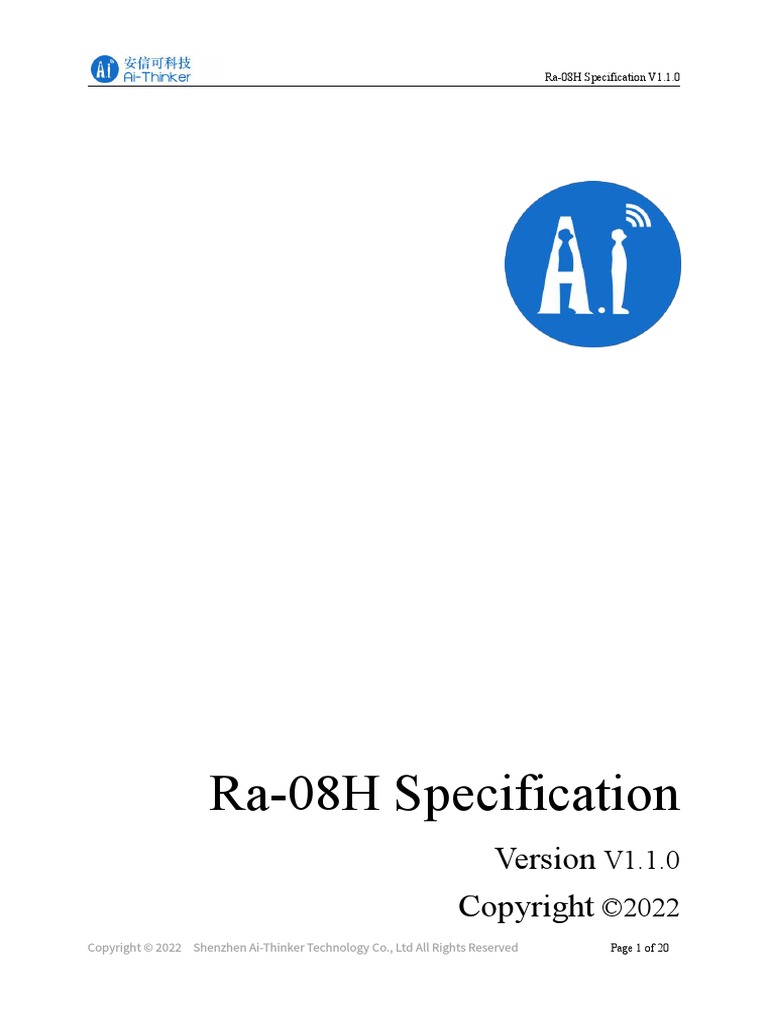 ra-08h_v1.1.0_specification | PDF