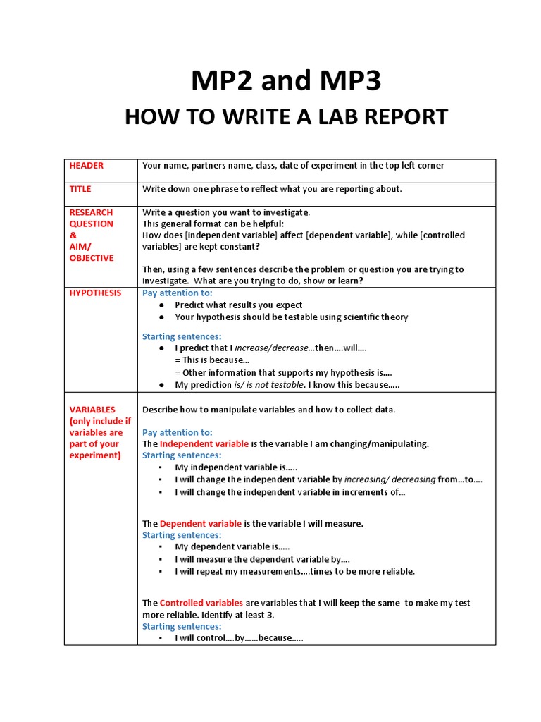 MP2 MP3 Lab Report Document 2020 1 | PDF