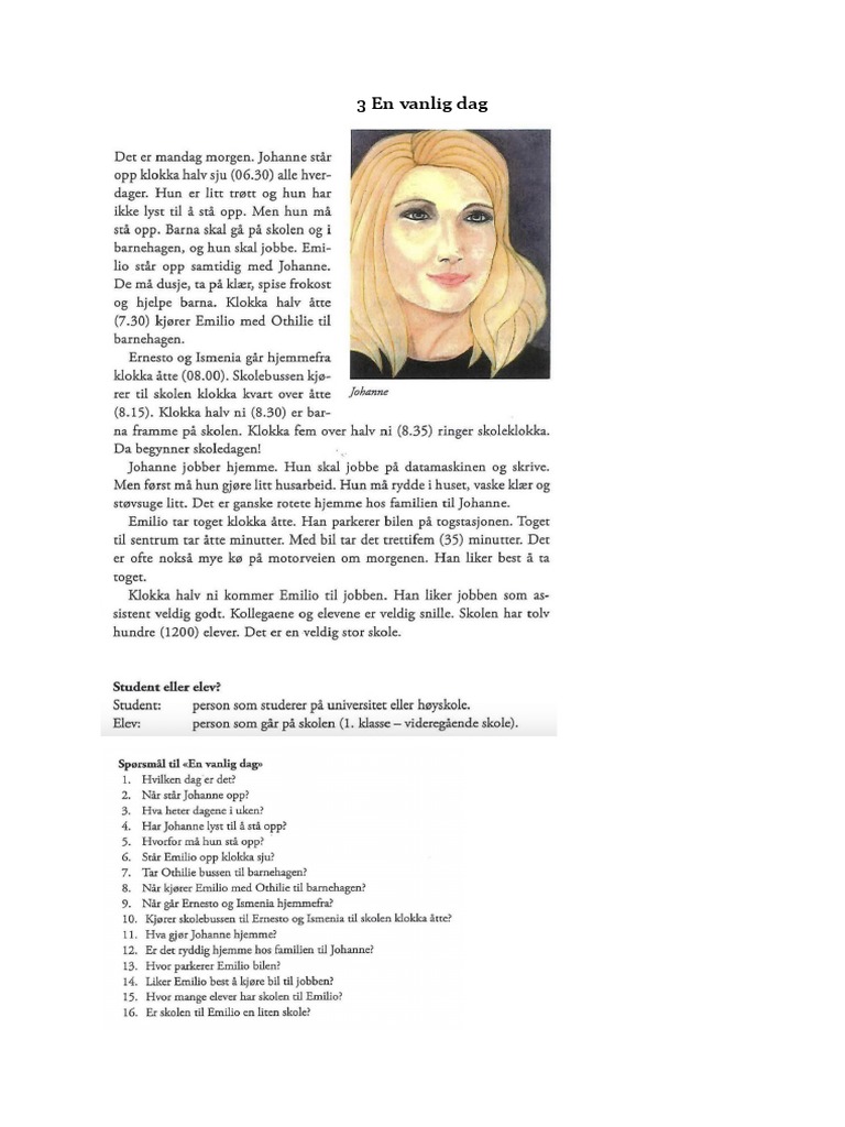 3 en Vanlig Dag | PDF