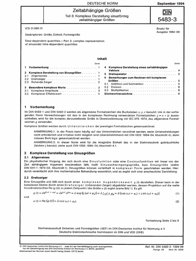 Din 5483-3 1994-09 | PDF
