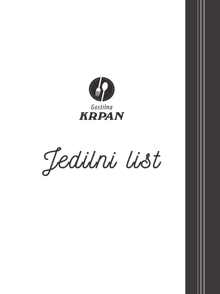 Gostilna Krpan Jedilni List Light 2022 Web Compressed | PDF