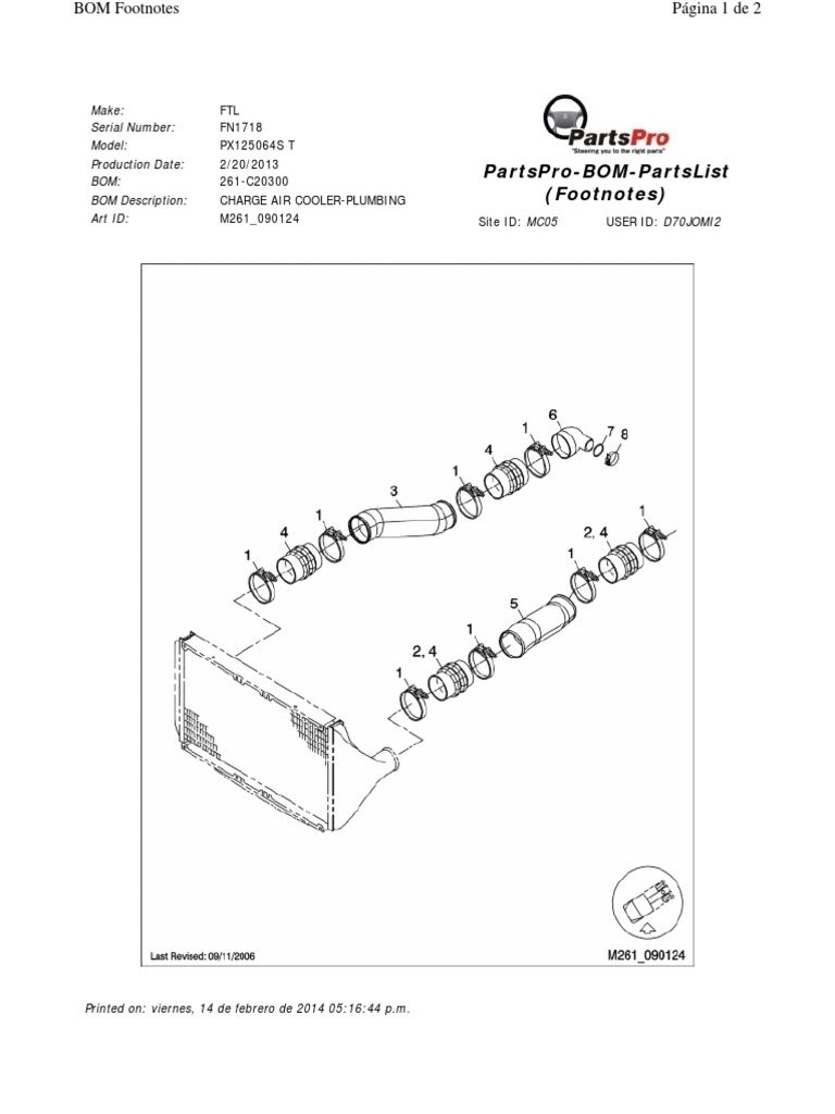 Mangueras Post Enfriador Pdf