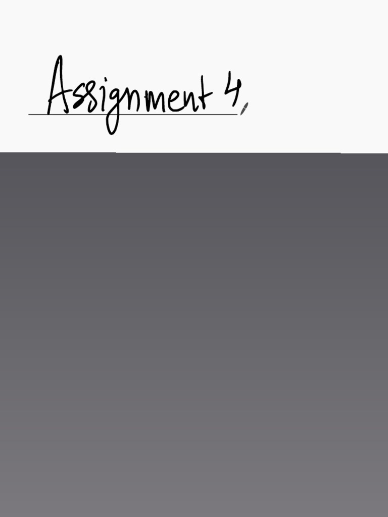 Assignment 4 Pdf