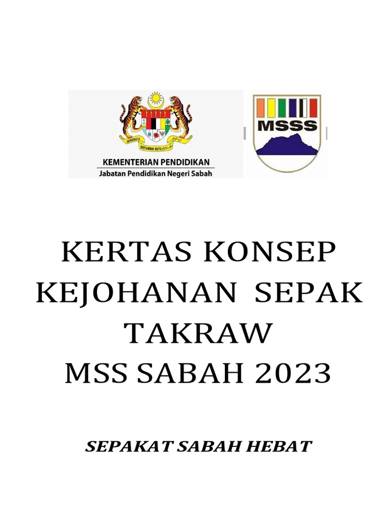 Kertas Konsep Sepak Takraw MSSS | PDF