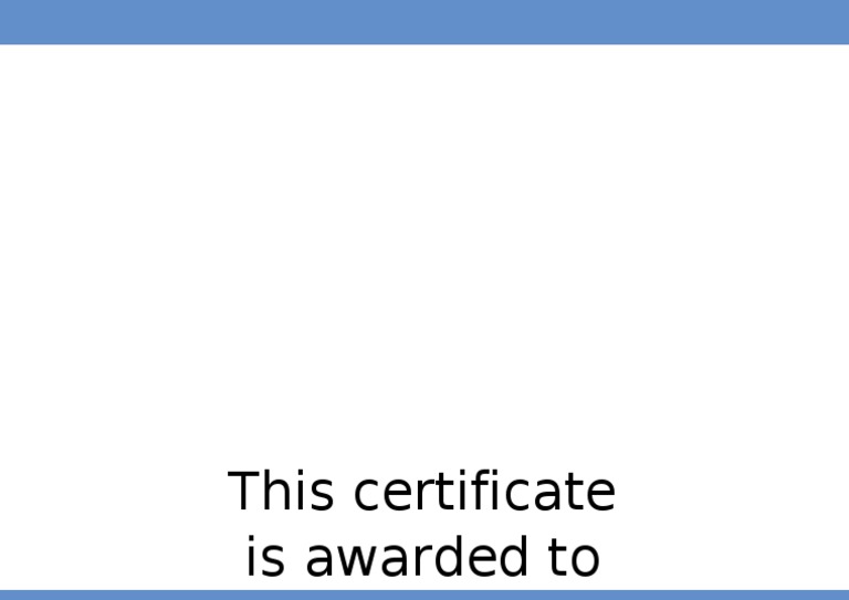 Certificate Sample | PDF