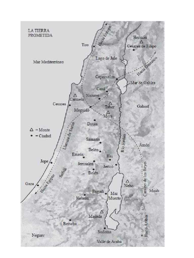 Mapa Tierra Prometida | PDF