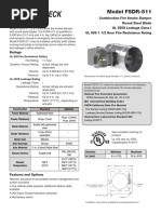 Systemair UL 555S Fire&Smoke Damper FSD | PDF