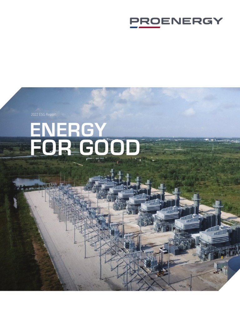 ProEnergy 2022 ESG Report Overview | PDF | Finance & Money Management ...