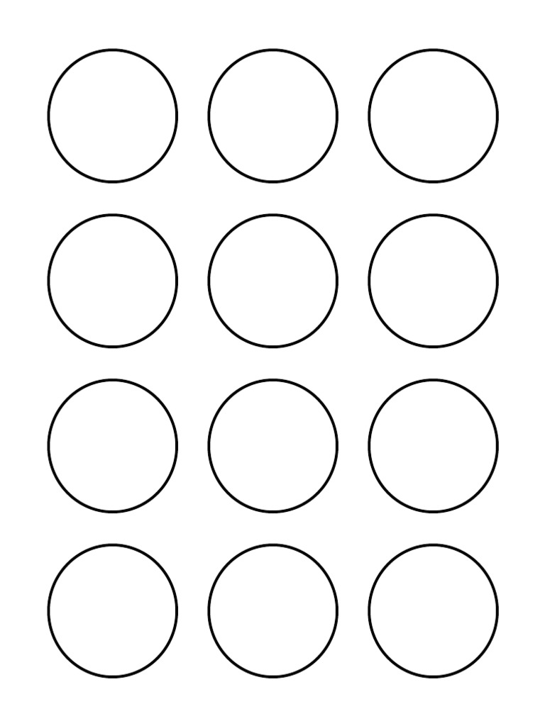 2 Inch Circle Pattern | PDF
