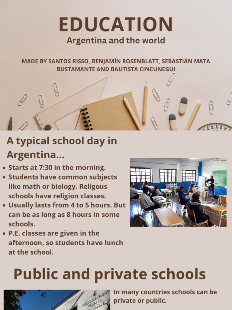 Education in Argentina | PDF | Social Science | Wellness