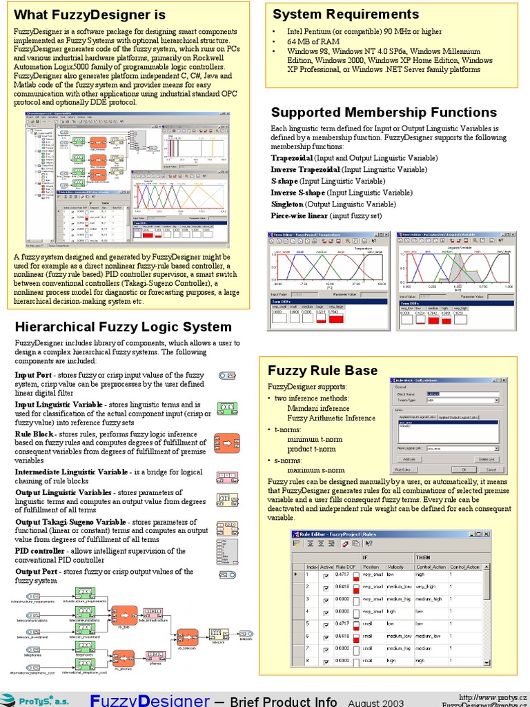 Fuzzy Designer Leaflet | PDF | Fuzzy Logic | Microsoft Windows Fuzzy Designer Leaflet | PDF | Fuzzy Logic | Microsoft Windows