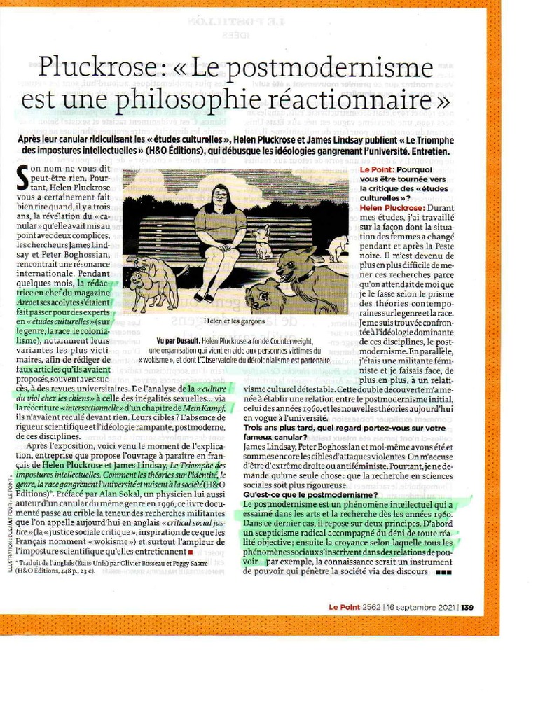 LE TRIOMPHE DES IMPOSTURES - Pluckrose & Lindsay | PDF