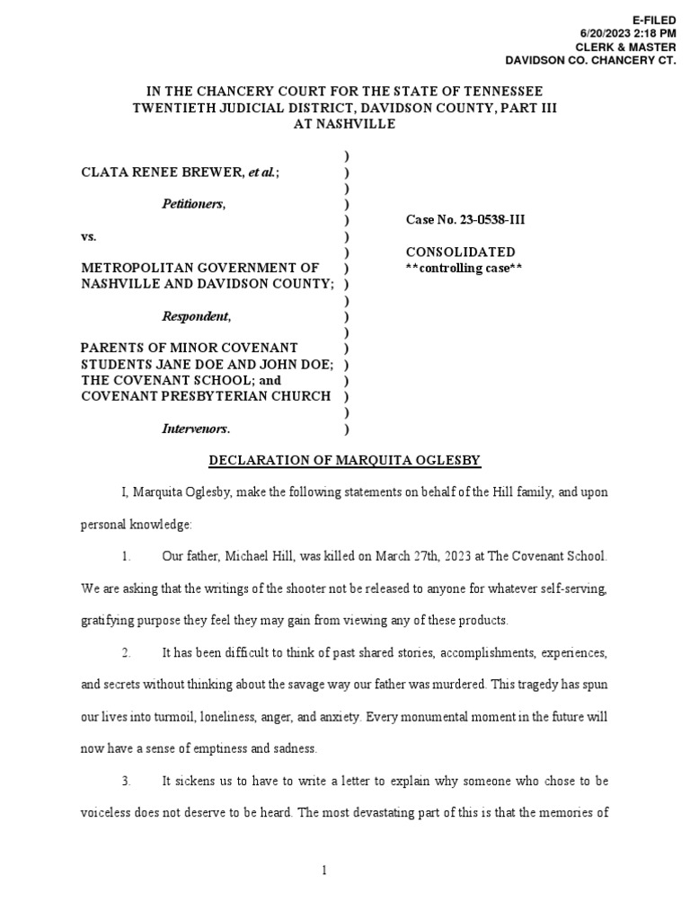 Letter From Mike Hill's Daughter | PDF | Psychology | Cognition