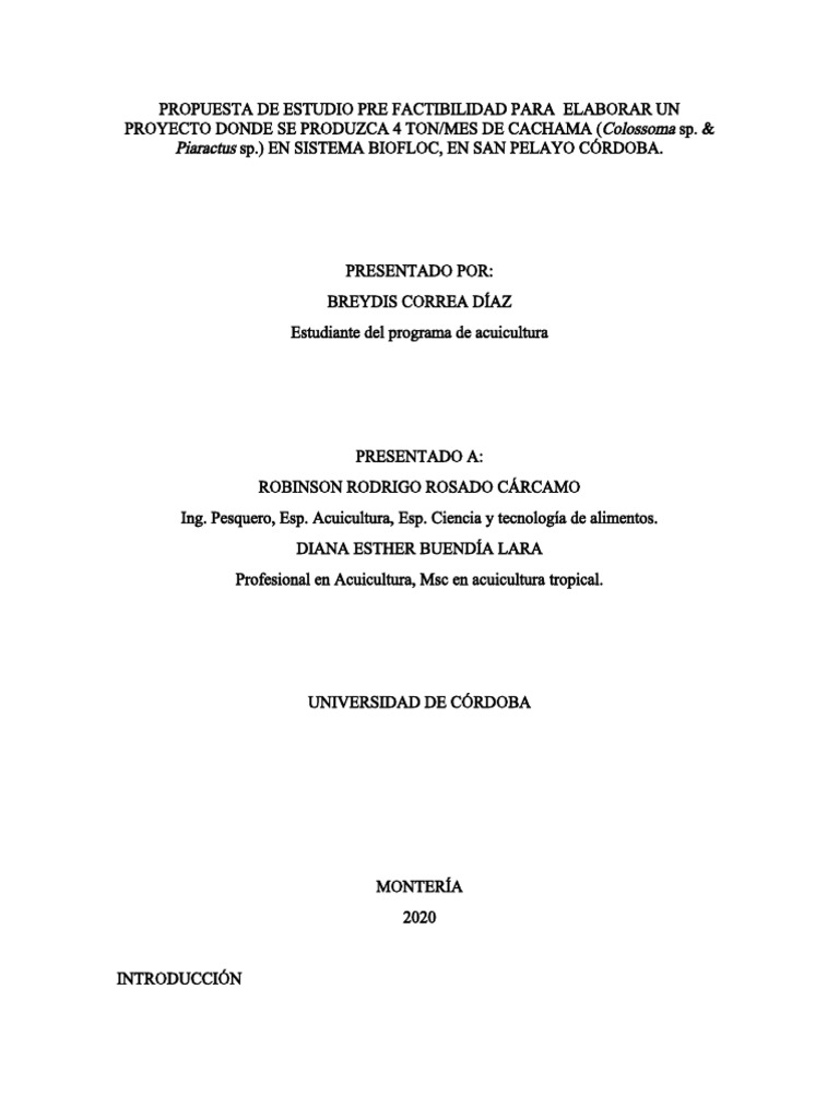 Proy Final Breydis Biofloc | PDF