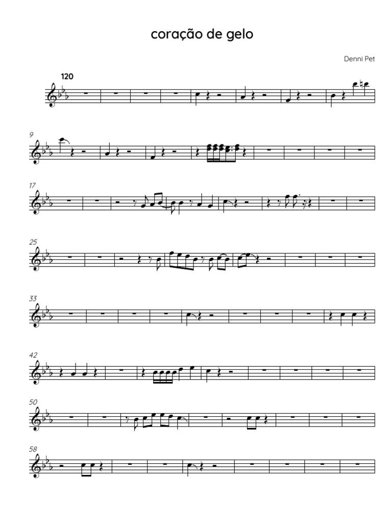 Partitura do Sibelius 3 | PDF