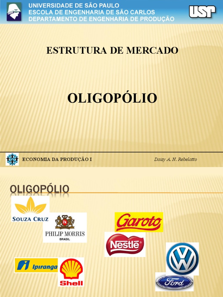 6-Estrutura mercado-oligopólio (A) | PDF | Oligopólio | Economia