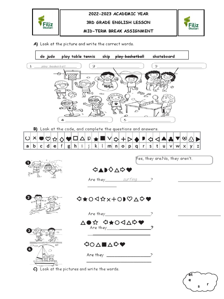 Holiday Worksheet | PDF