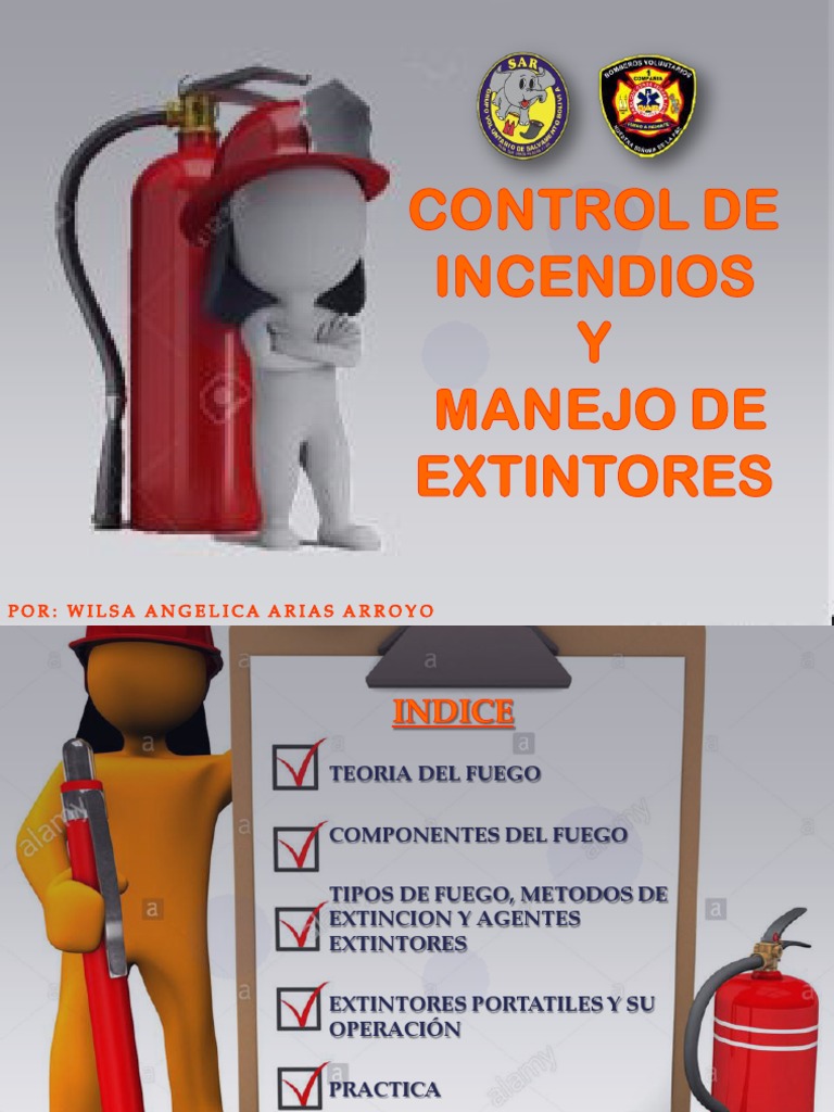 CONTROL DE INCENDIOS Y MANEJO DE EXTINTORES - UMSA | PDF
