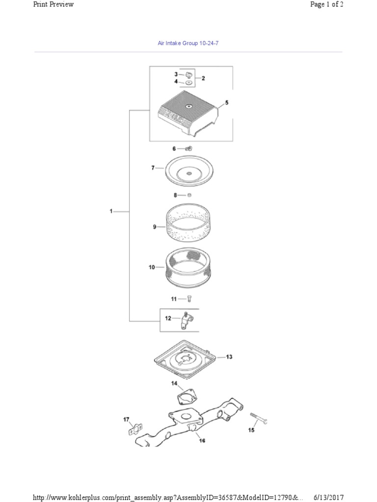 Buffalo Turbin Blower Engine Parts List Complete | PDF
