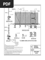 Fencing and Main Gate Design Details | PDF | Building Engineering ...
