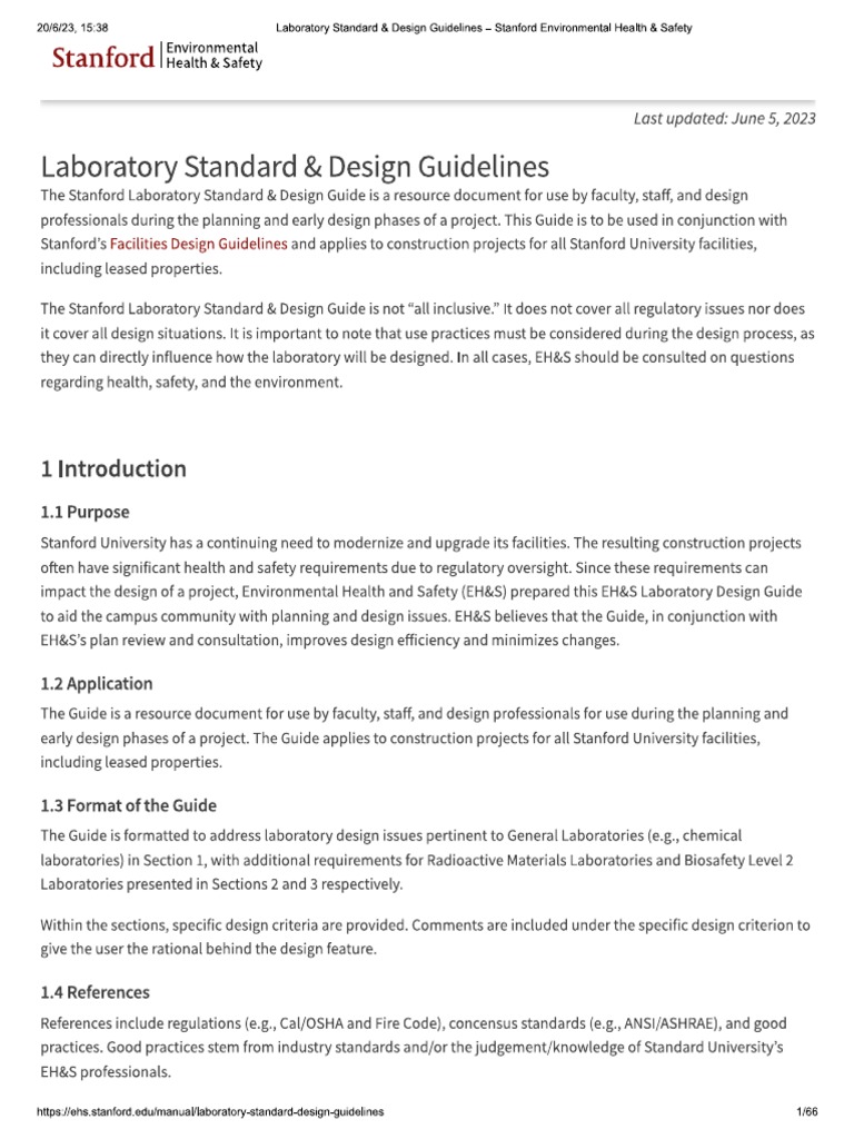 Laboratory Guide Standford | PDF