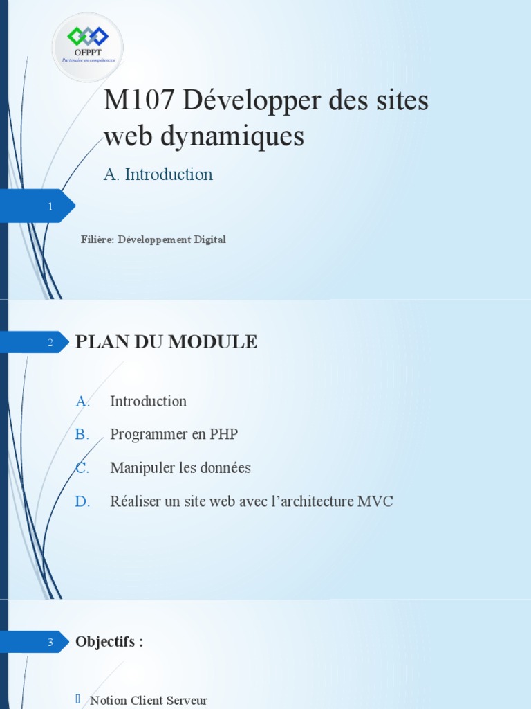 M107 Cours A.-Introduction | PDF | Ordinateurs