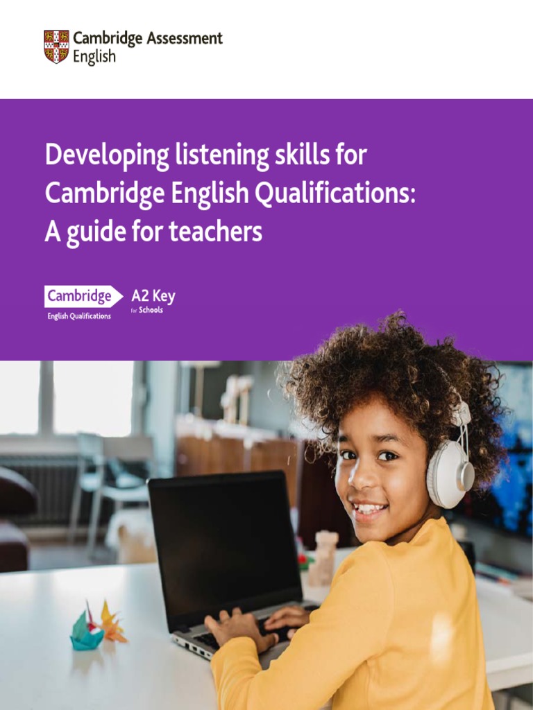 Developing Listening Skills For A2 Key For Schools A Guide For Teachers ...