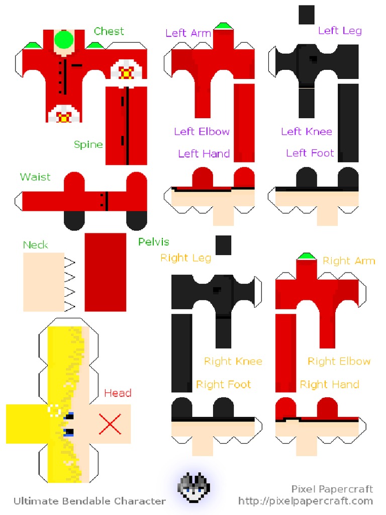Minecraft Bendable Character (10) | PDF