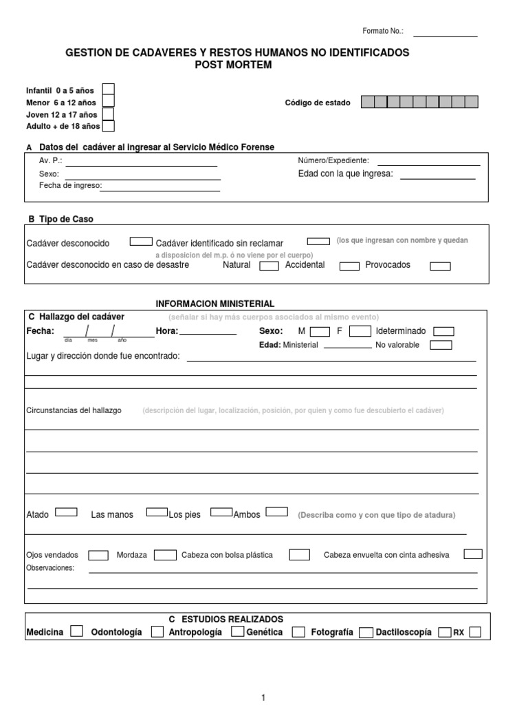 Datos Generales | PDF