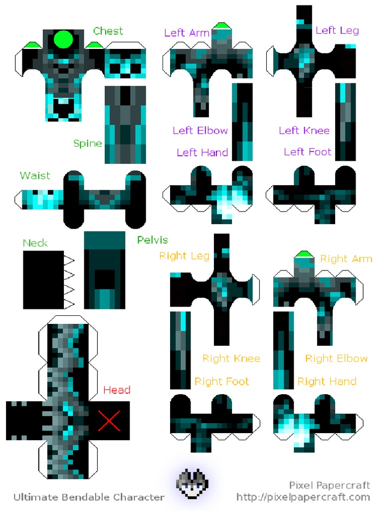 Minecraft Bendable Character | PDF