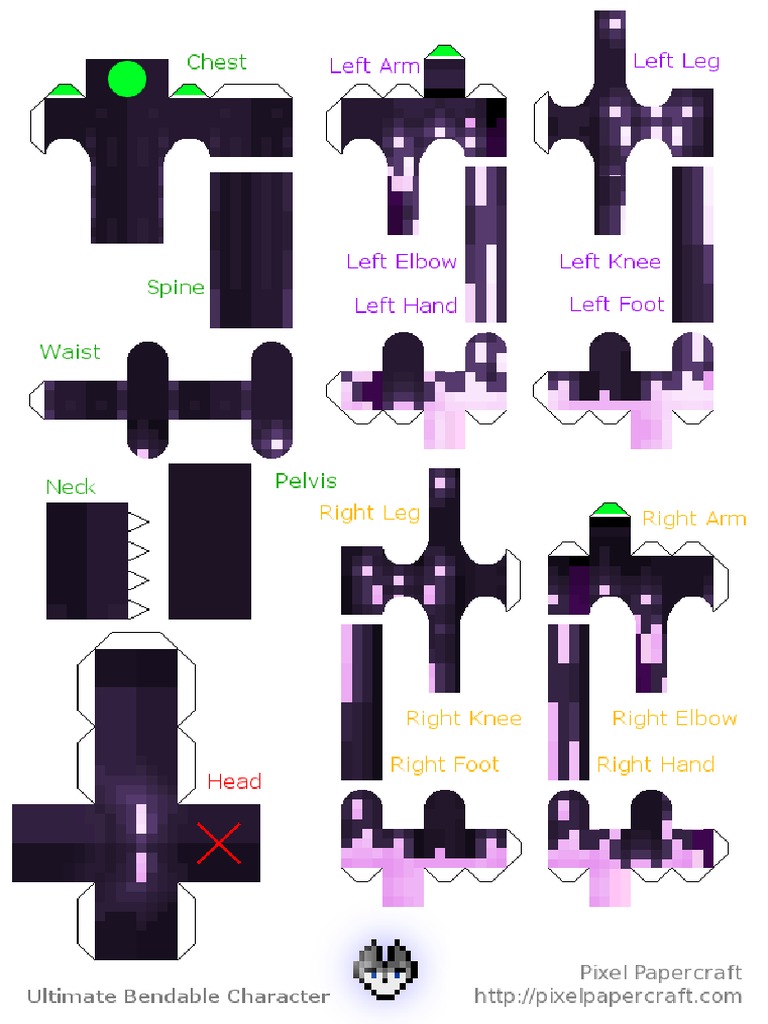 Minecraft Bendable Character | PDF