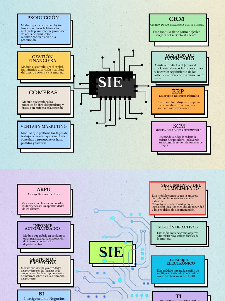 SIE y Sus Módulos | PDF | Planificación de recursos empresariales ...