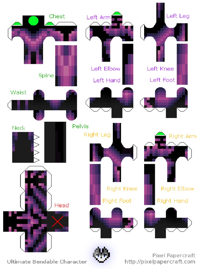 Minecraft Bendable Character (6) | PDF
