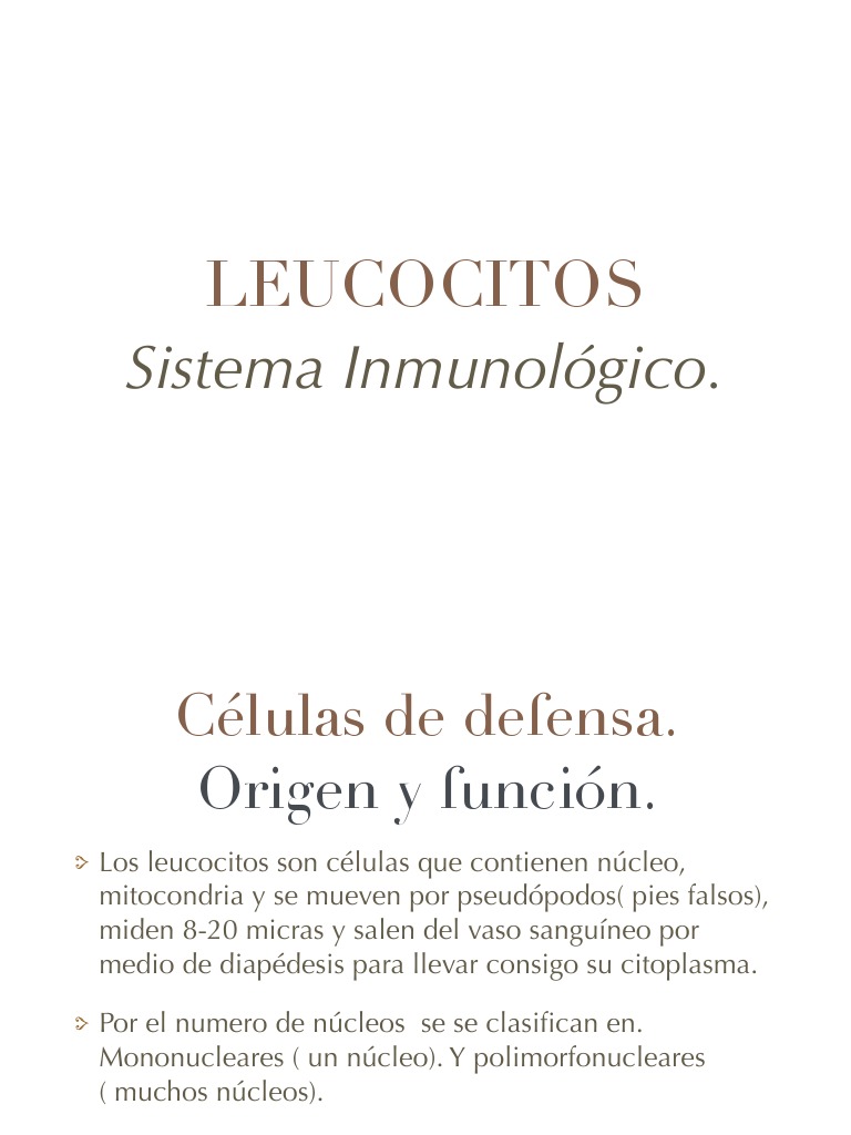 Hemograma 1pdf Leucocito Sistema Inmune